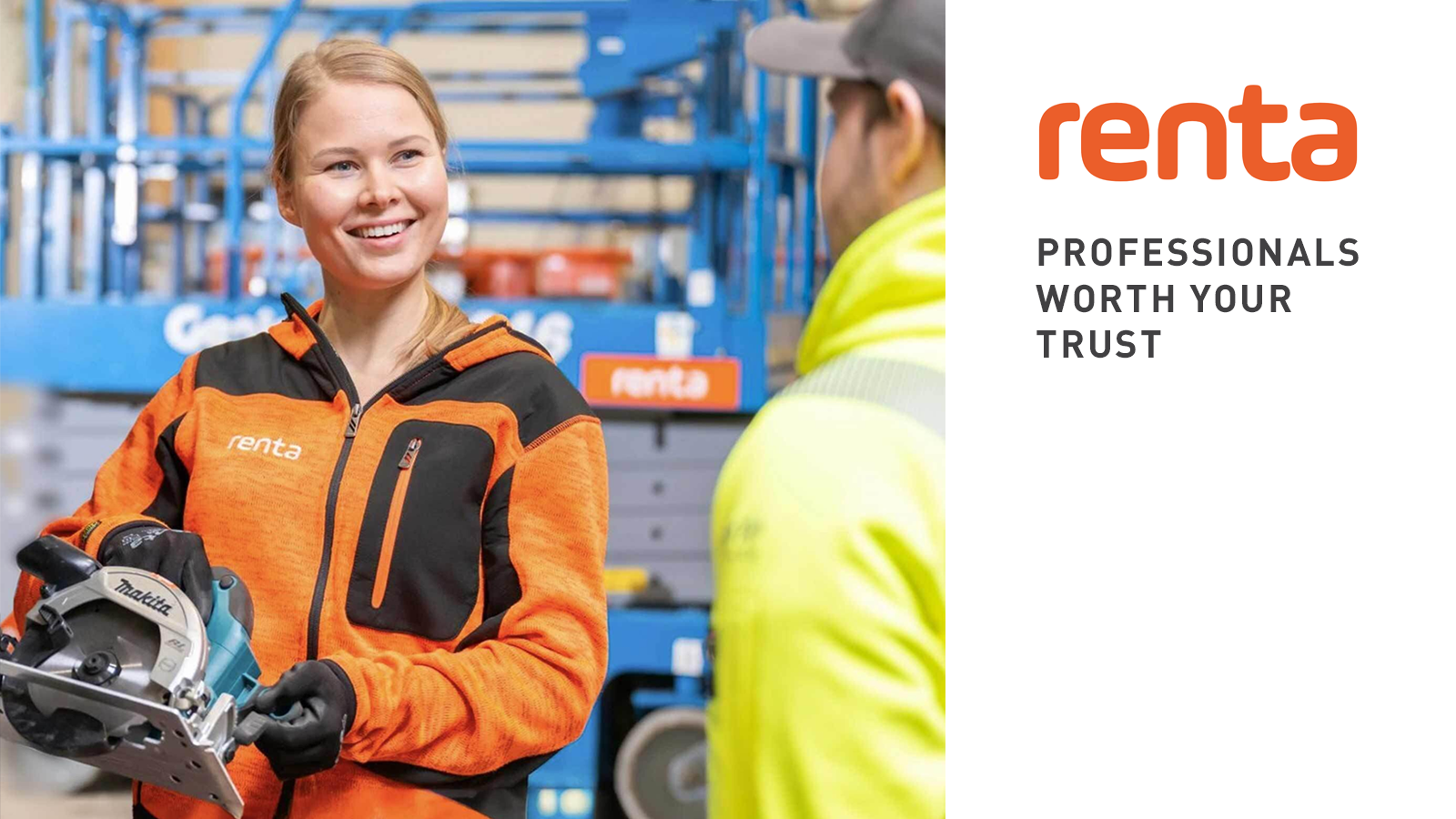 Piha- ja puutarhakaluston vuokraus - Vuokraa laitteet Rentalta